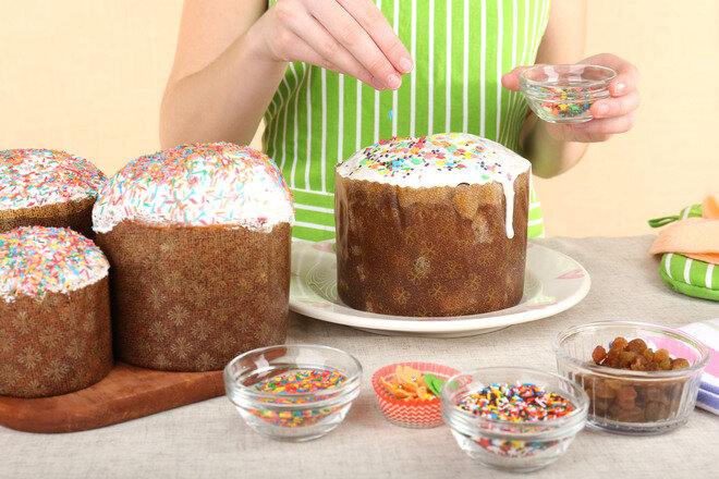 How to decorate the original paska with your own hands: many ideas with ...