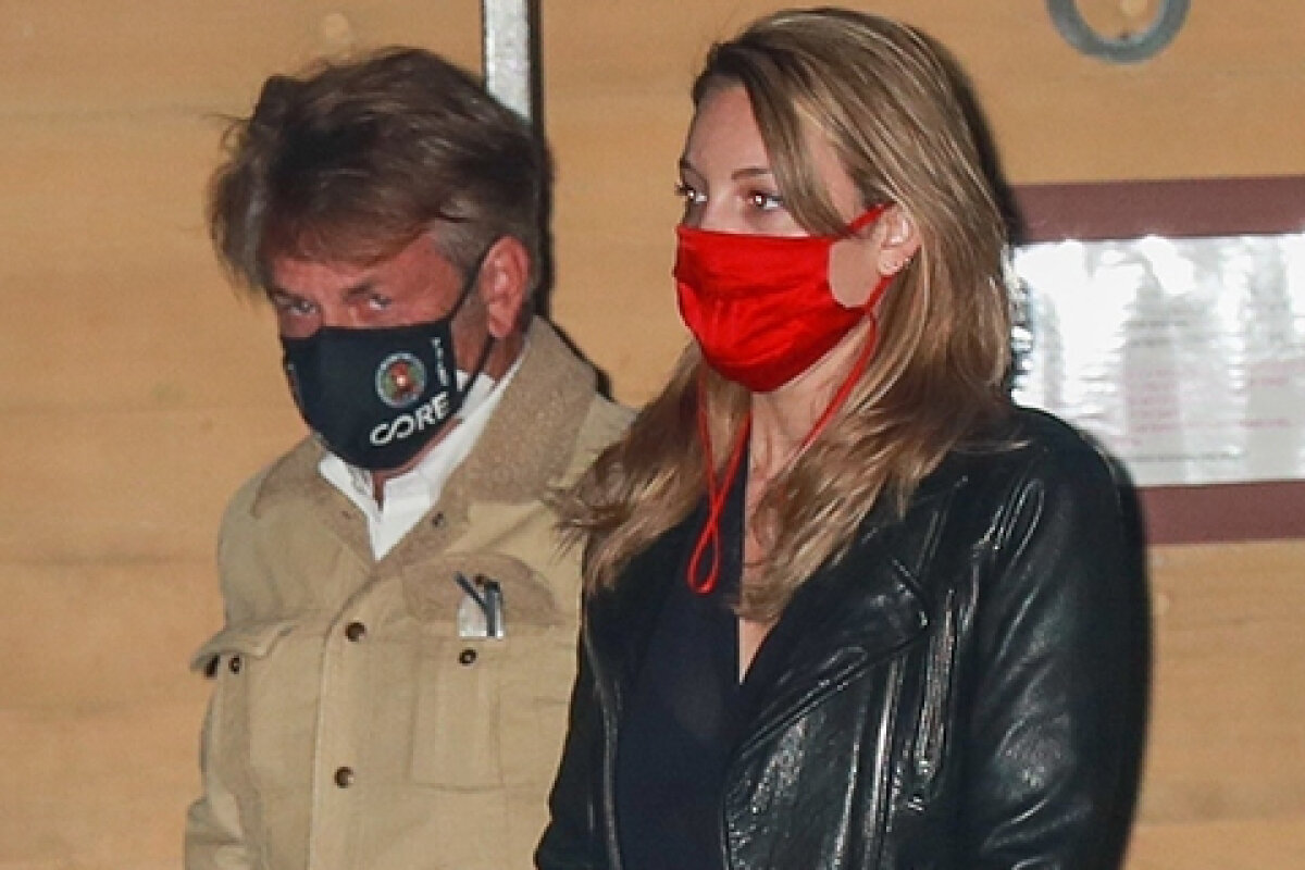 Sean Penn with wife Layla George at dinner in Malibu - MustHub