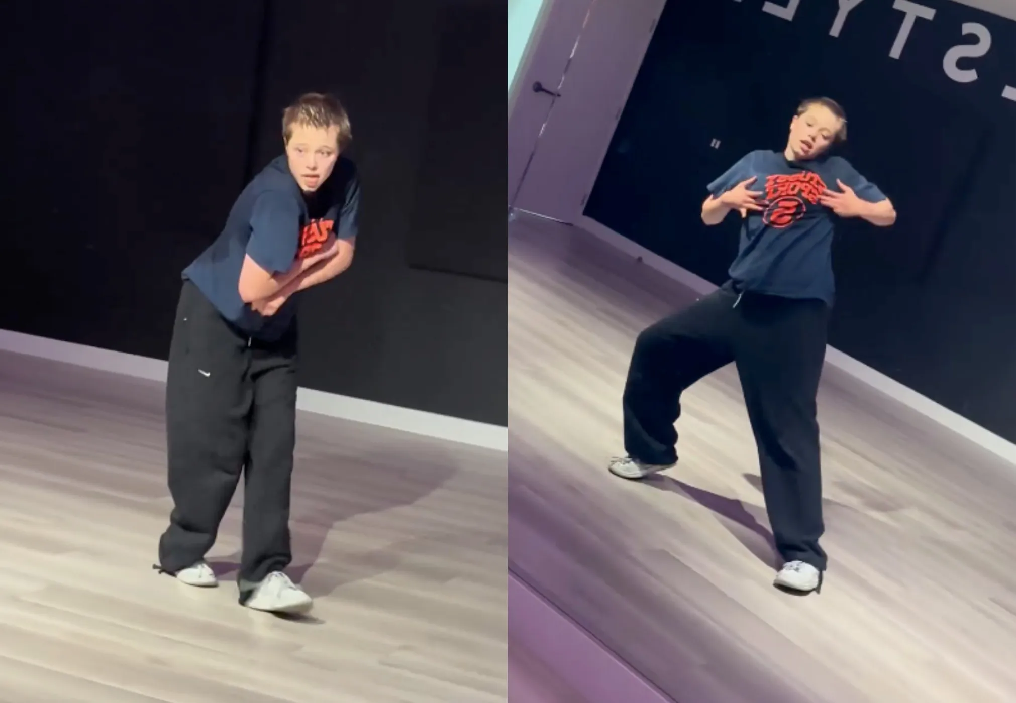 An old video of Shiloh Jolie-Pitt dancing has gone viral online. - MustHub