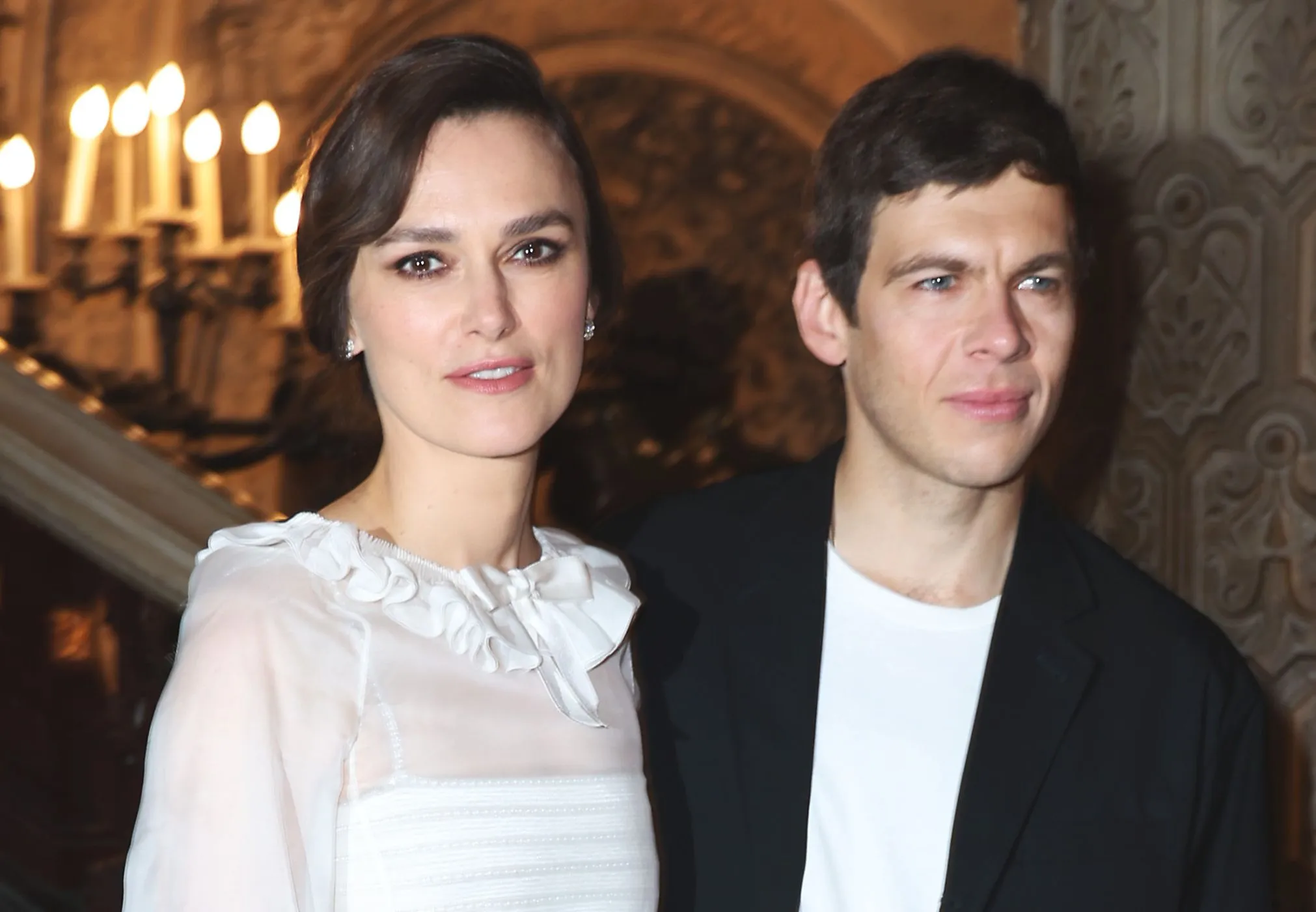 Paris Fashion Week: Keira Knightley with her husband, Michelle Williams ...