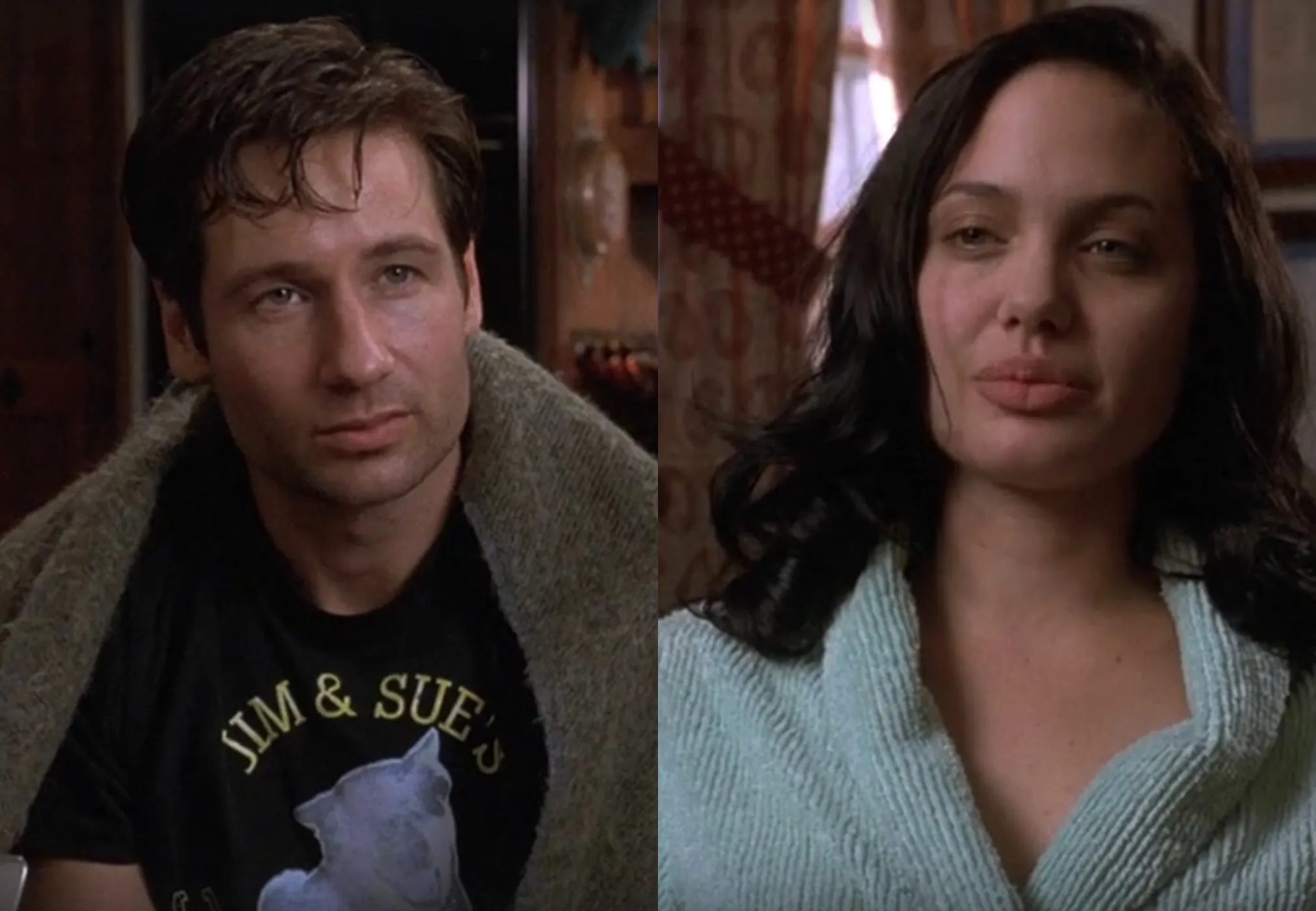 "I knew she was a movie star right away." David Duchovny said he "discovered" Angelina Jolie ...