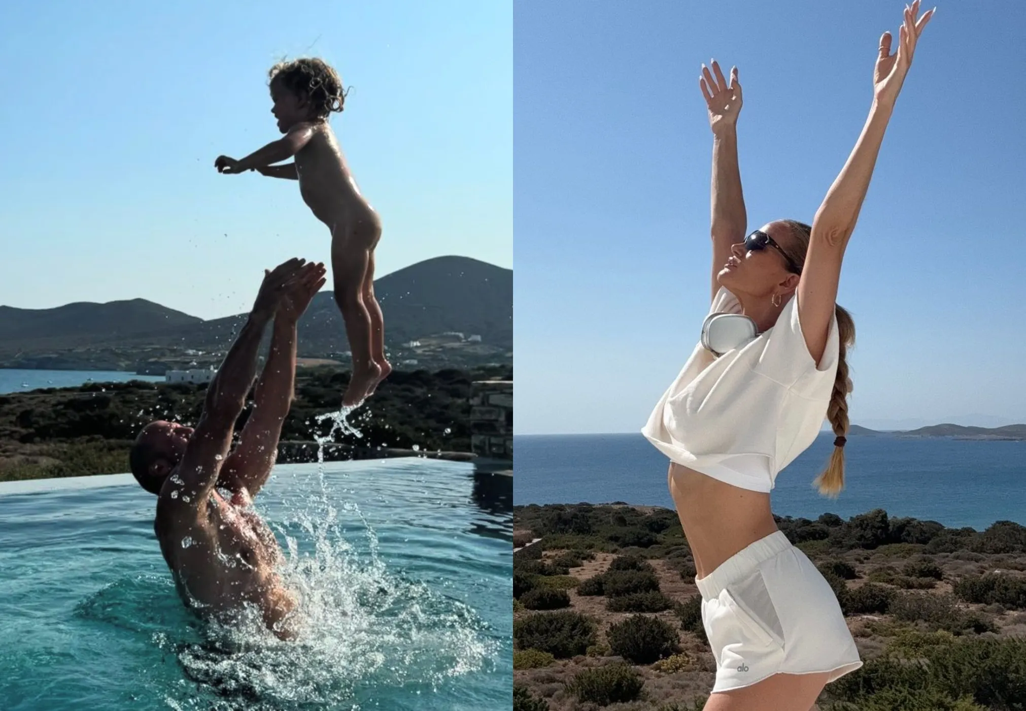 Rosie Huntington-Whiteley shares rare footage of Jason Statham and ...